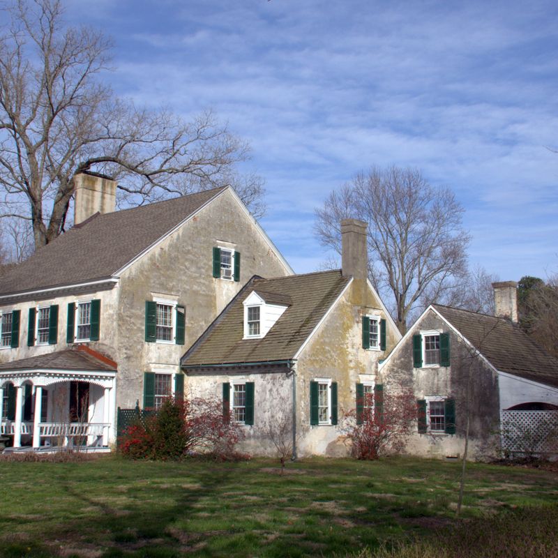 Burley Manor - Manoir de style fédéral à Berlin, États-Unis.