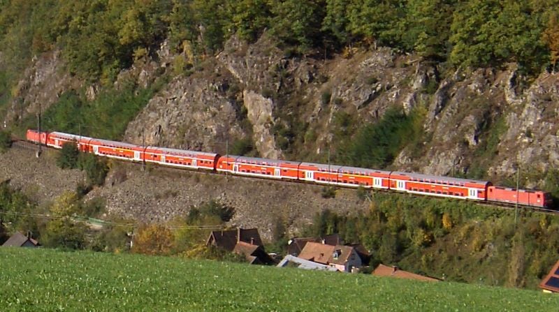 Höllentalbahn - Railway line in Black Forest region, Germany
